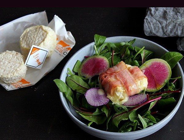 RECETTE FR l CROTTINS DE CHEVRE LARDES EN SALADE